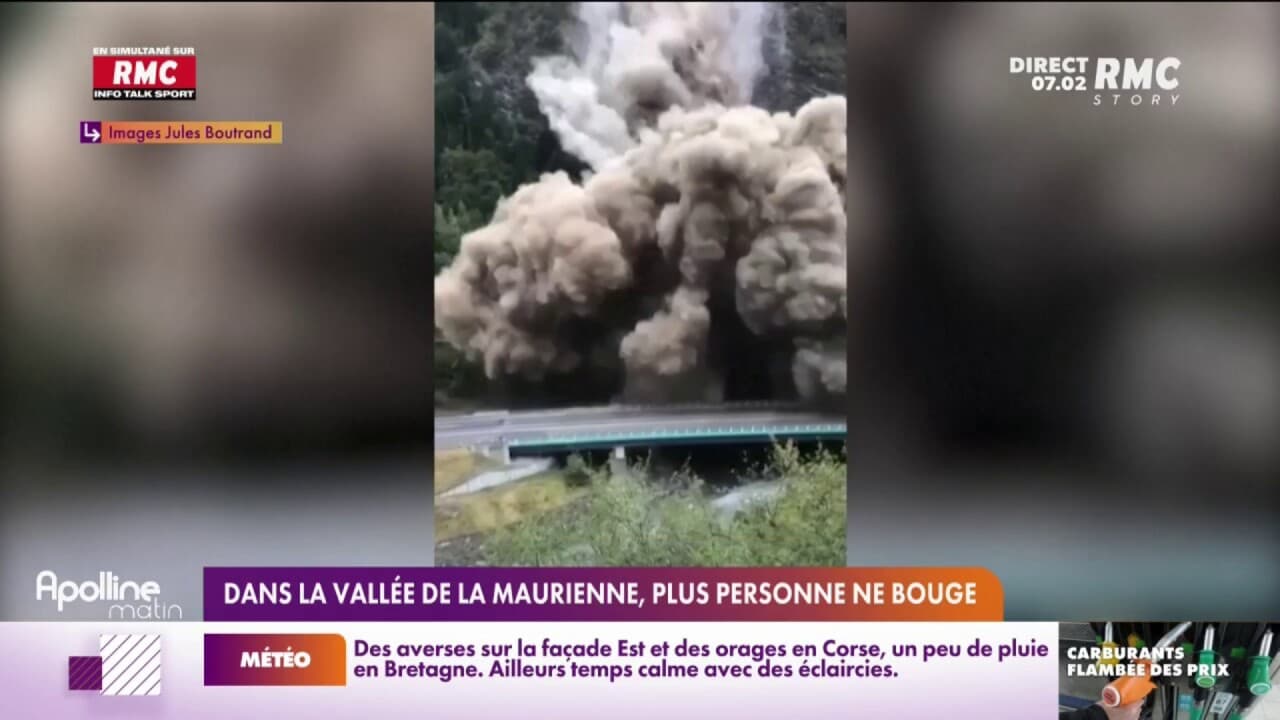 Eboulement en Savoie: la ville de Modane craint de se retrouver isolée