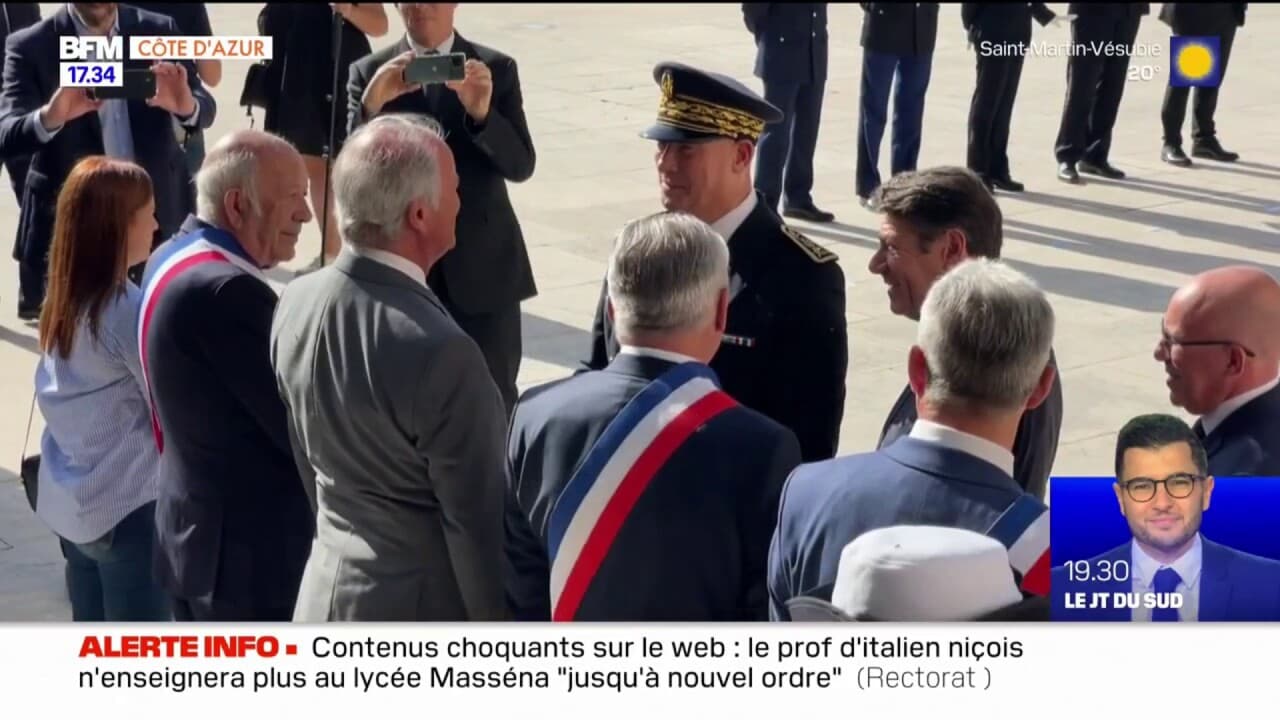 Le nouveau préfet des Alpes-Maritimes, Hugues Moutouh, a pris ses ...