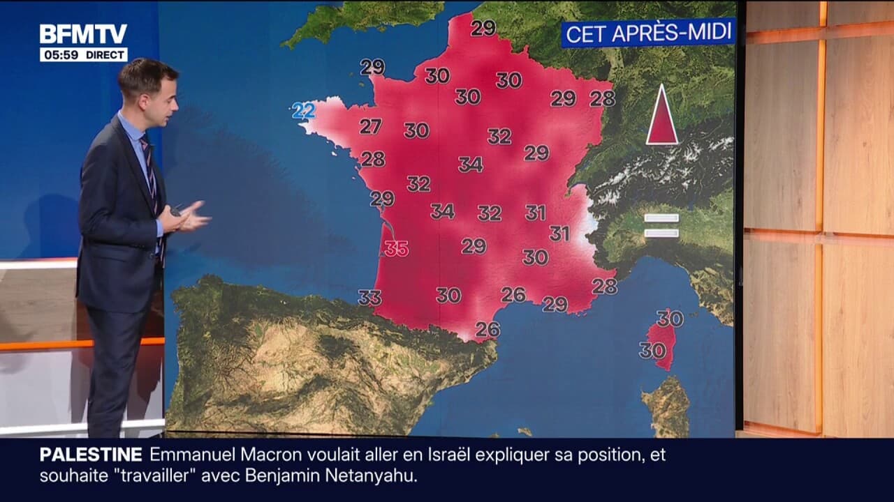 Un temps très ensoleillé sur l'ensemble de la France et des ...