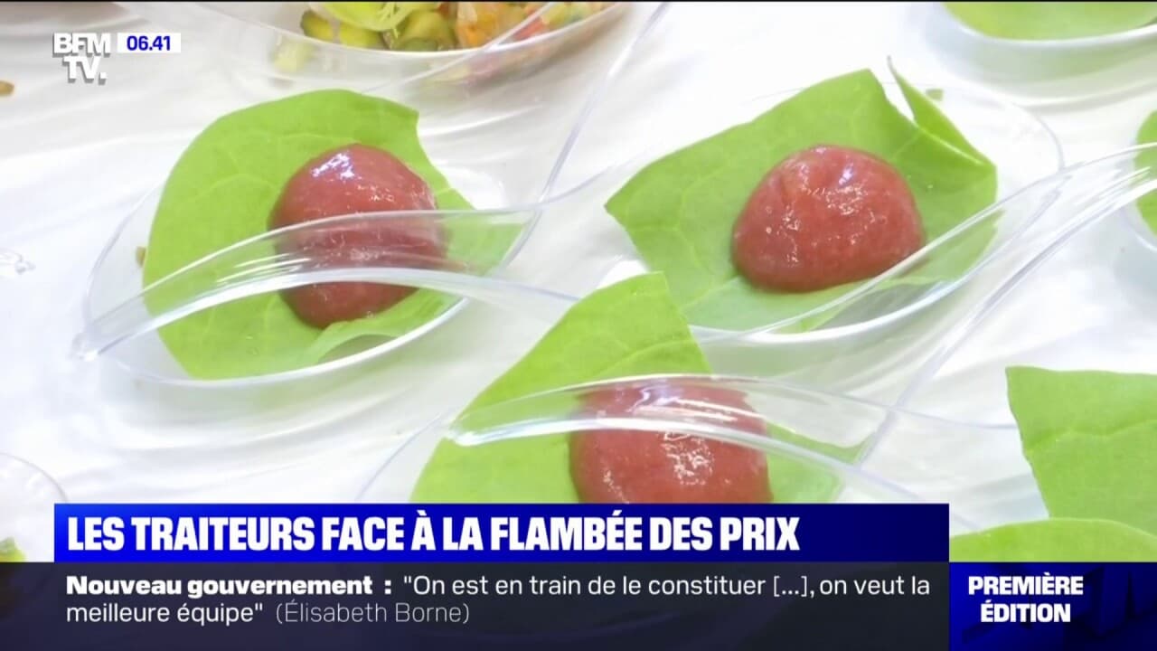 L'inquiétude des traiteurs face à la flambée des prix L'inquiétude des traiteurs face à la flambée des prix