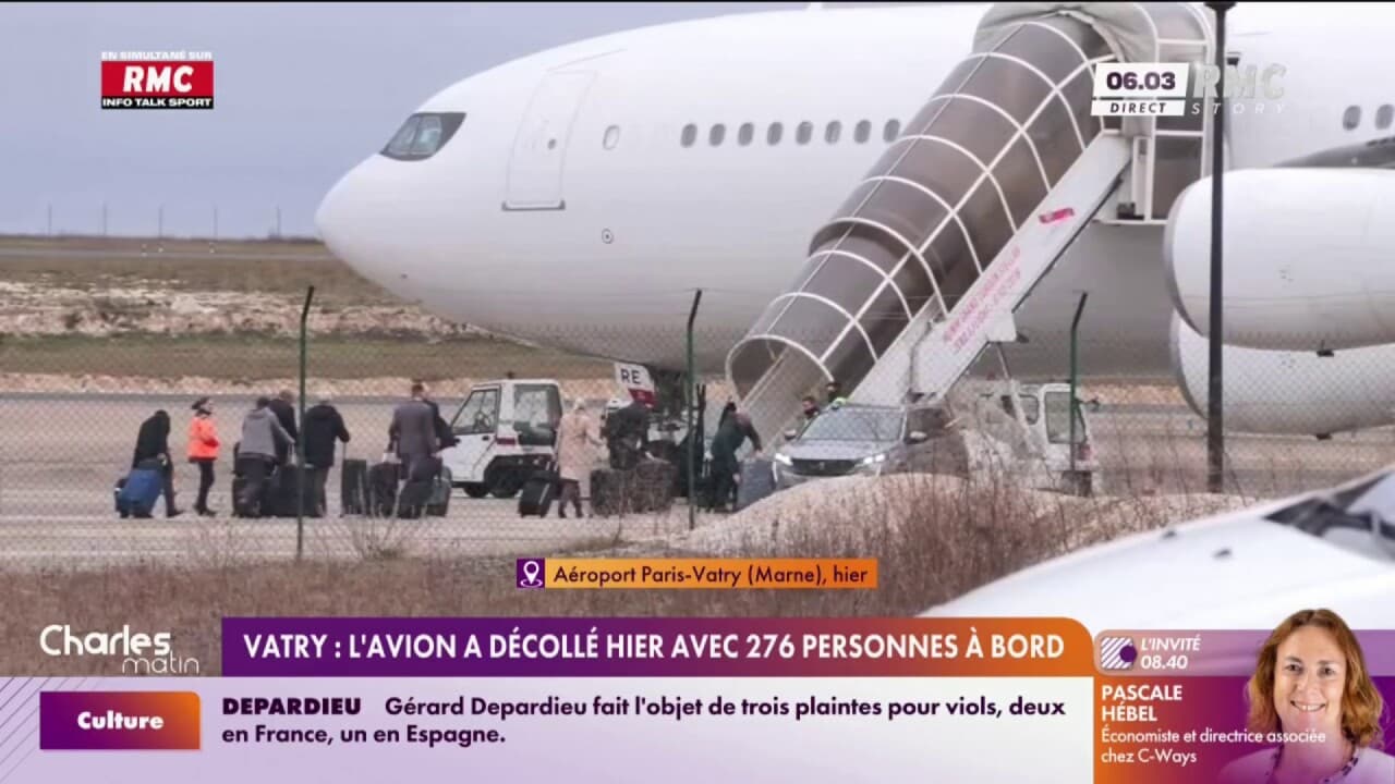 Vatry : l'avion a décollé hier avec 276 personnes à bord
