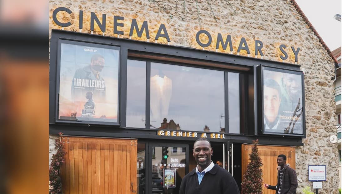 "Honoré et reconnaissant", Omar Sy inaugure un cinéma renommé en son ...