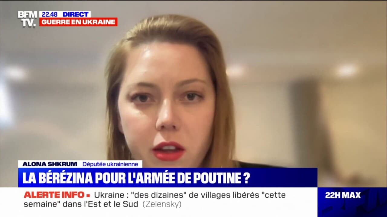 Alona Shkrum, députée ukrainienne: "Les soldats russes ne comprennent pas pourquoi ils sont là"