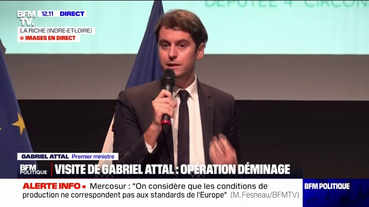 Gabriel Attal: "Nos agriculteurs sont dans une situation difficile et ...