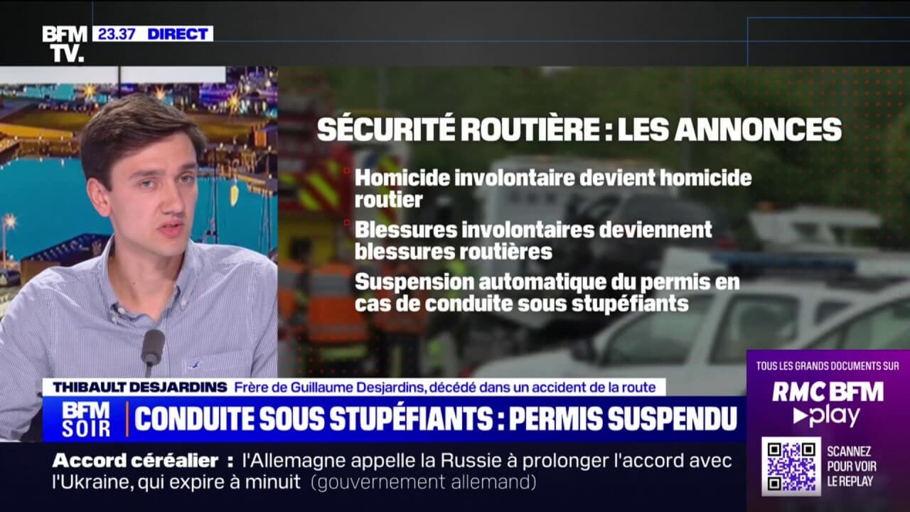 Homicide routier: "Il n'y aura pas de changements concrets sur ce que l'on va constater en ...