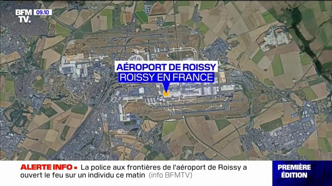 Roissy: la police ouvre le feu sur un individu armé d'un couteau dans ...