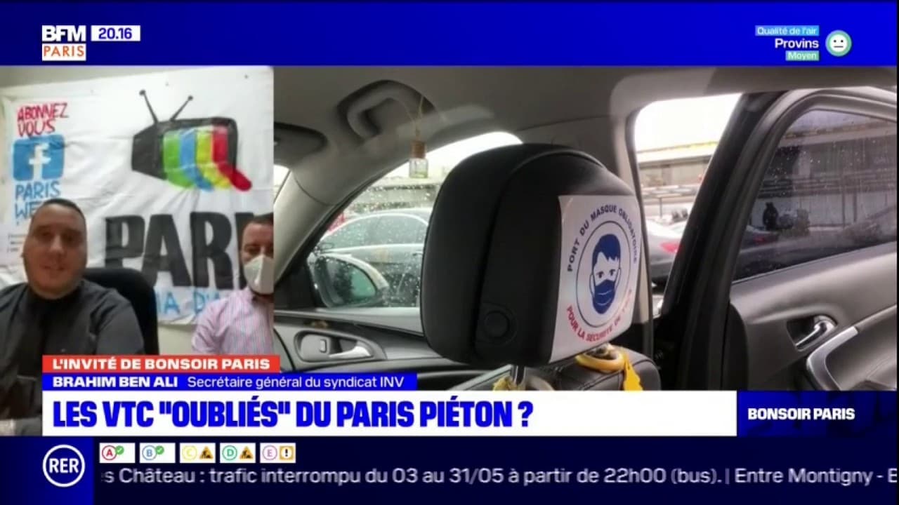Brahim Ben Ali, secrétaire général du syndicat INV réagit "à la politique d'exclusion des VTC ...