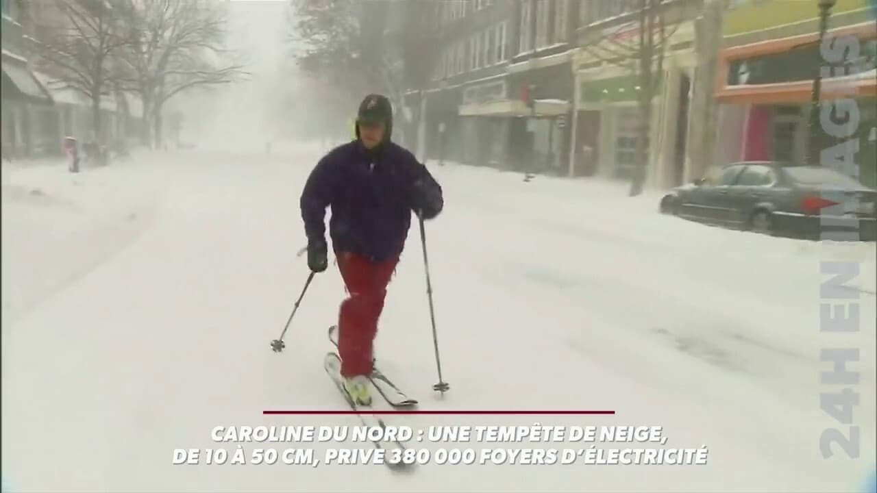 Tempête de neige impressionnante sur la côte est des Etats-Unis