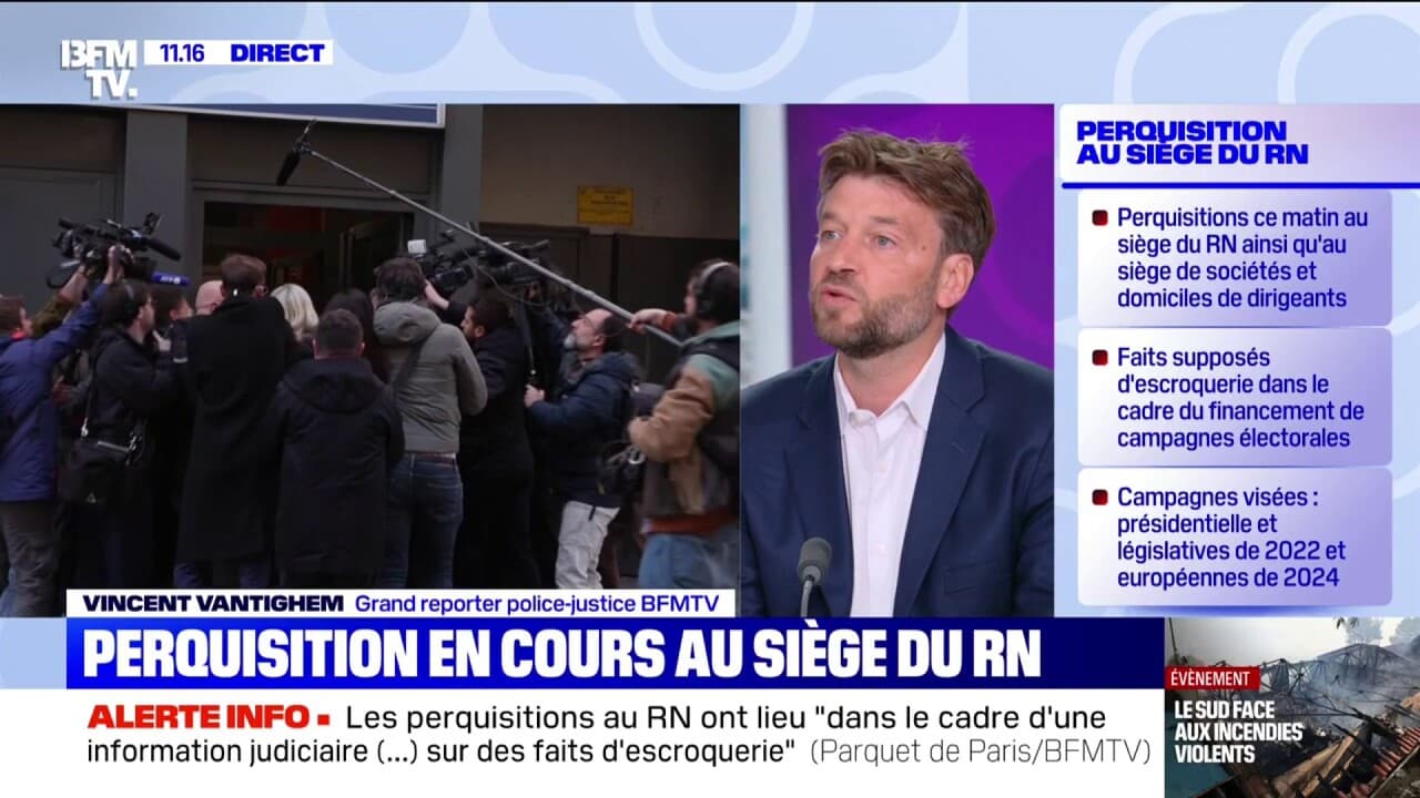 Financement de campagnes électorales: une perquisition en cours au ...