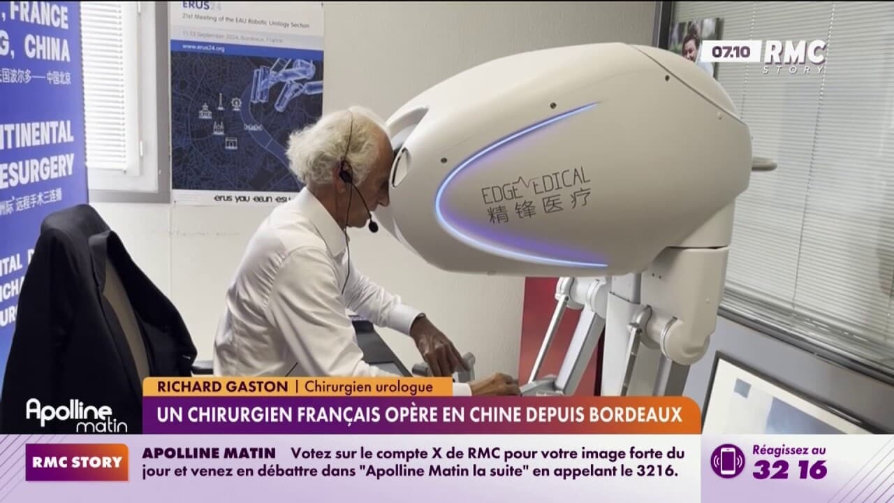 Un chirurgien français opère en Chine...depuis Bordeaux
