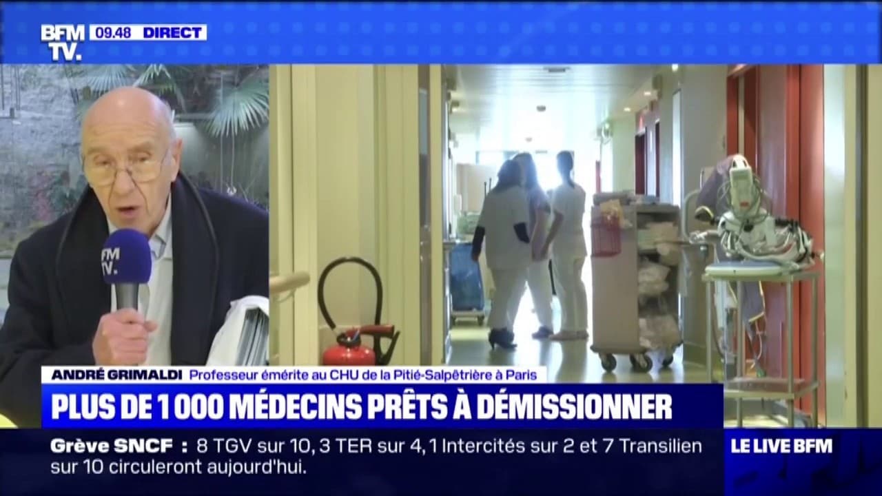 Médecins prêts à démissionner: le professeur André Grimaldi y voit "un ...