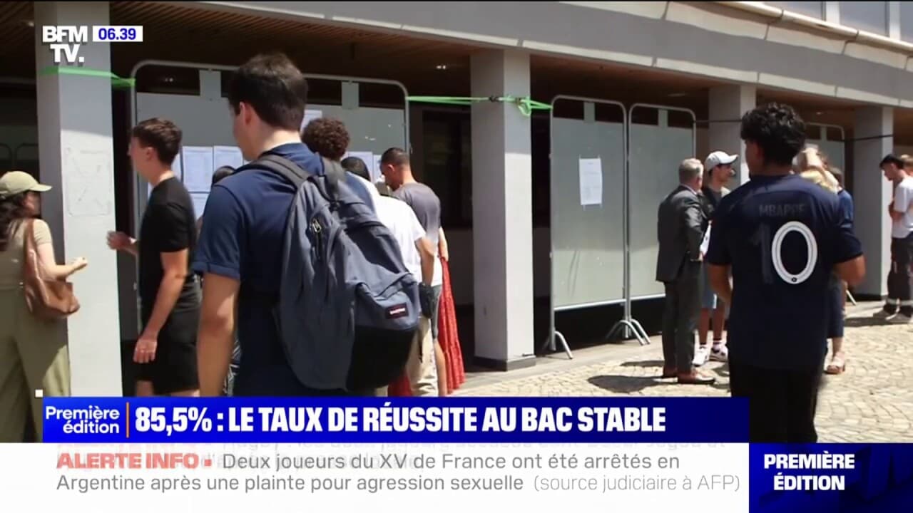 Baccalauréat 2024: le taux de réussite provisoire atteint 85,5%, en très légère hausse par ...