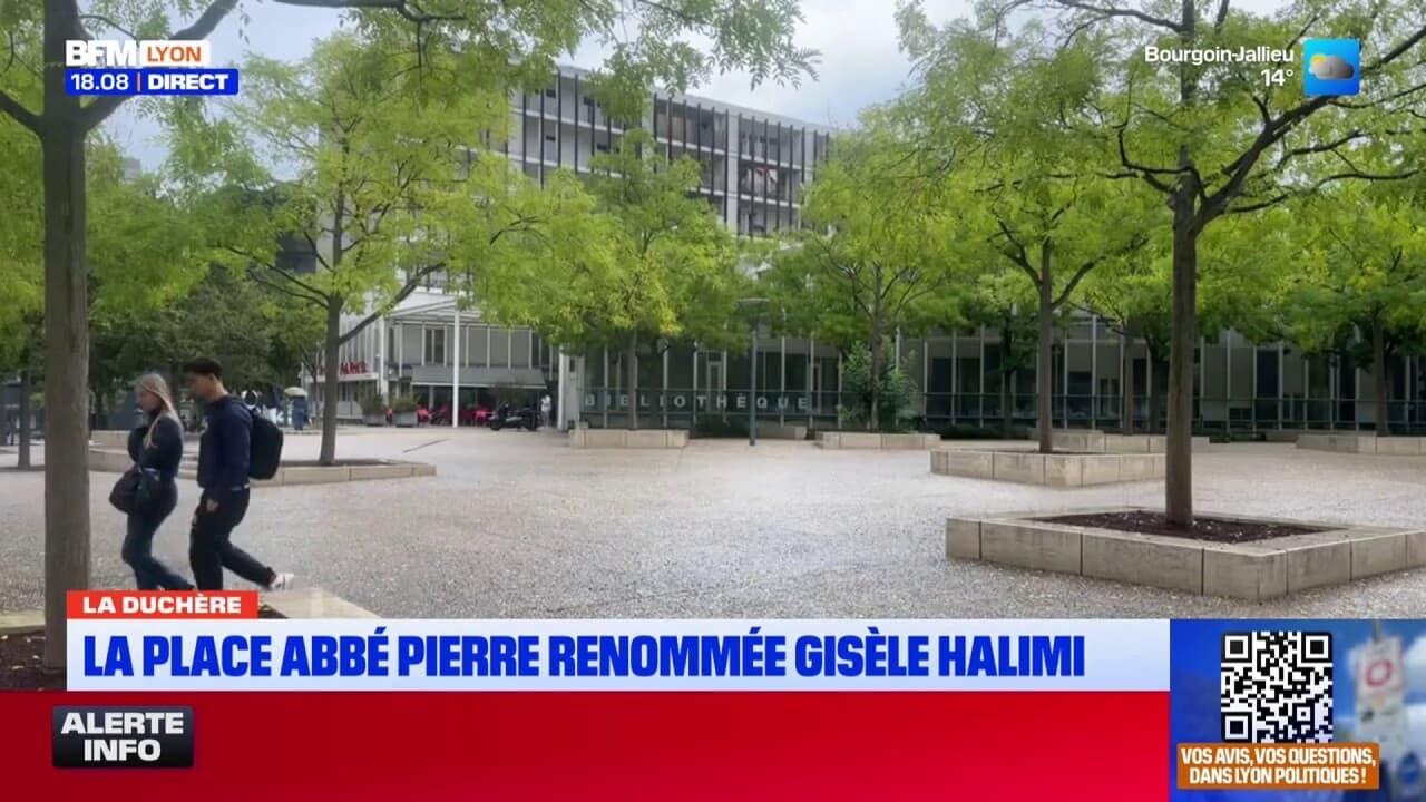 Les Lyonnais ont choisi de renommer la place Abbé-Pierre en l'honneur ...