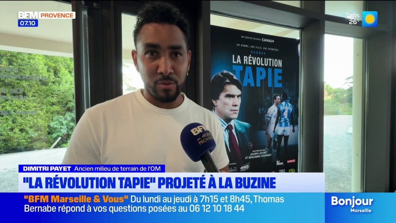Di Meco, Payet et Dominique Tapie présents pour découvrir le film ...