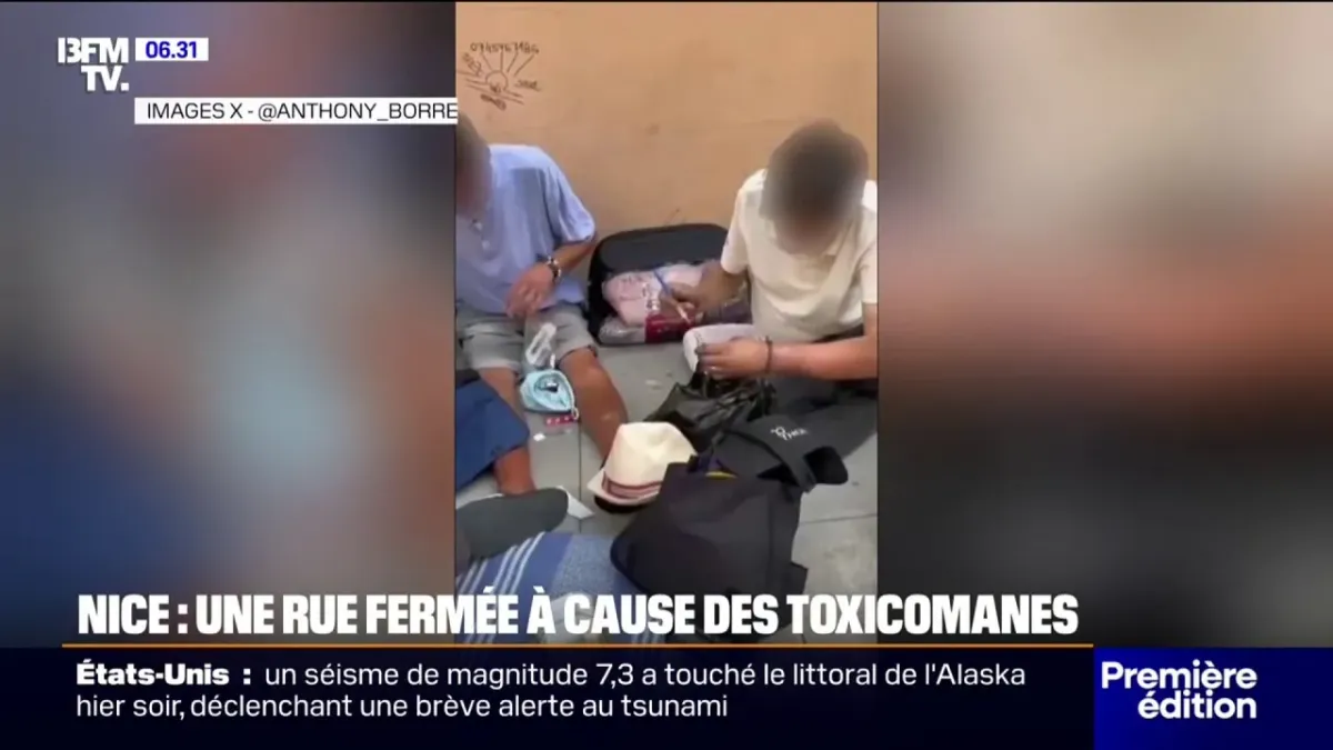 À Nice, la municipalité décide de fermer une rue du centre ville pour ...