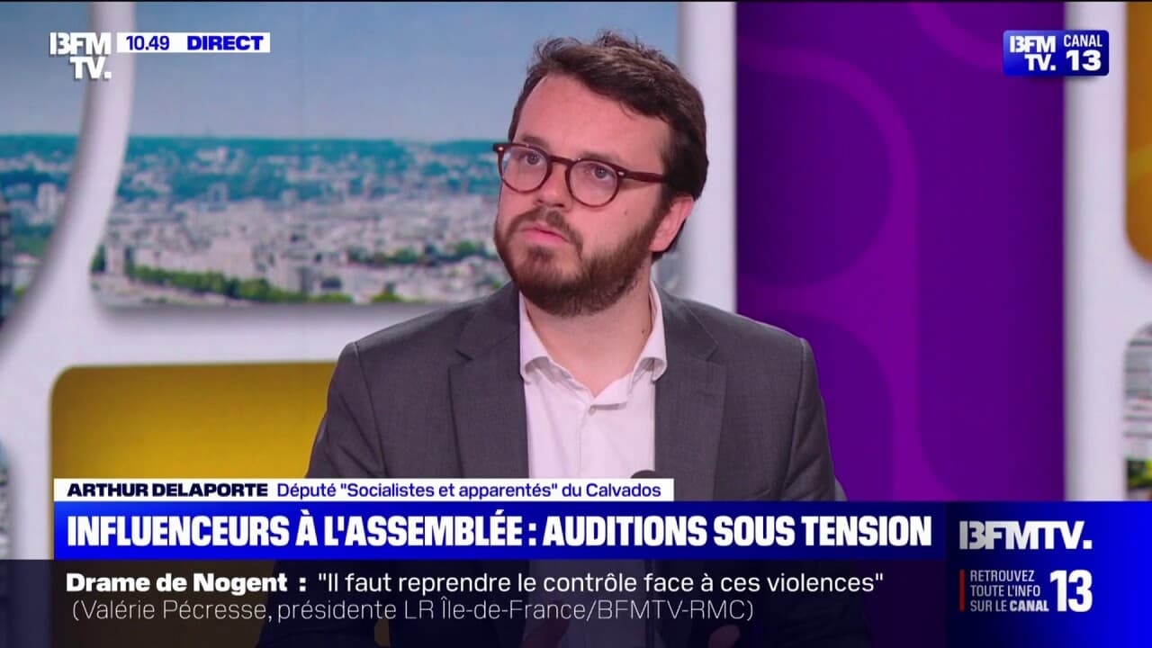 Influenceurs auditionnés à l'Assemblée: "Il y a une désinvolture ...