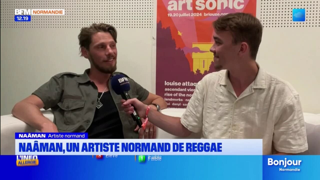 Normandie: le chanteur Naâman, reggaeman originaire de la Manche