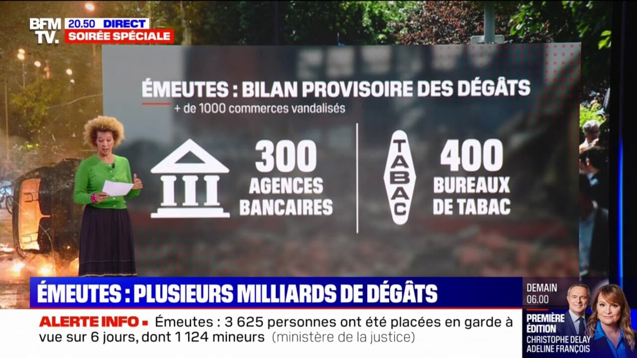 Émeutes: quelle est l'ampleur des dégâts en France?