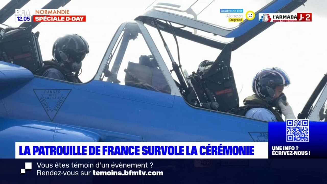 D-Day: la Patrouille de France va survoler la cérémonie à Ver-sur-Mer