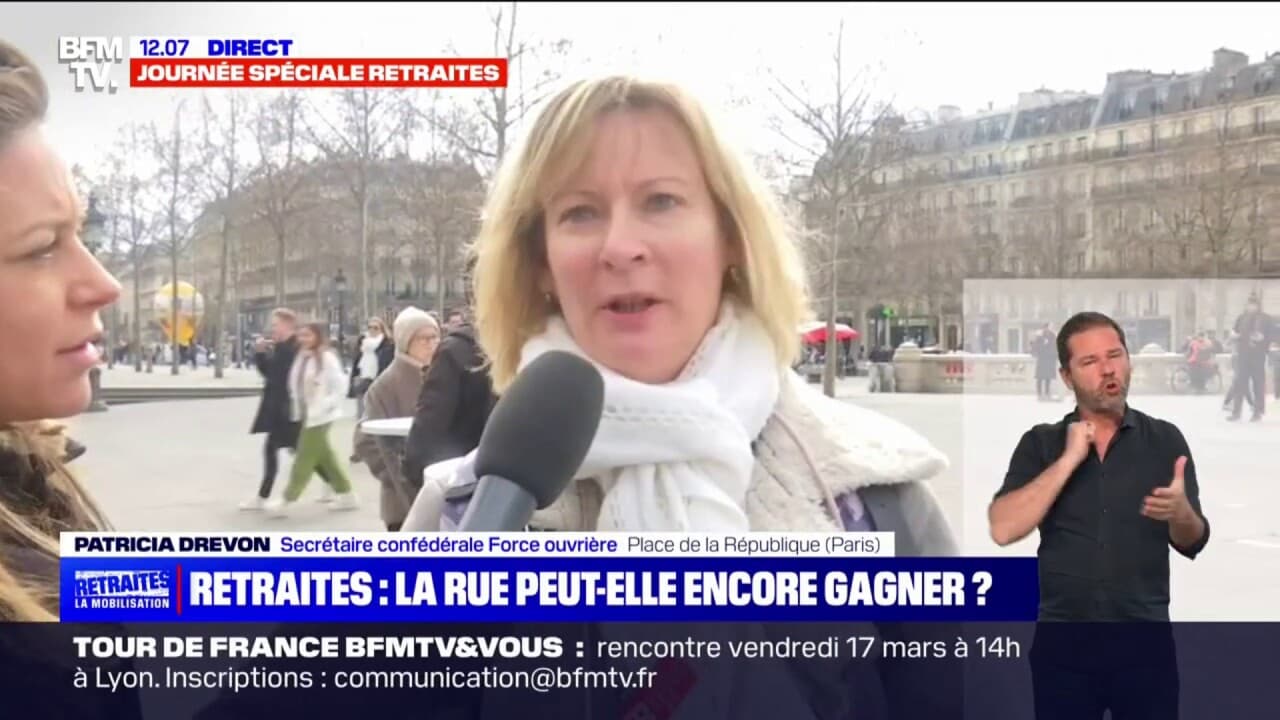 Réforme des retraites: Patricia Drevon (FO) "ne craint pas la ...