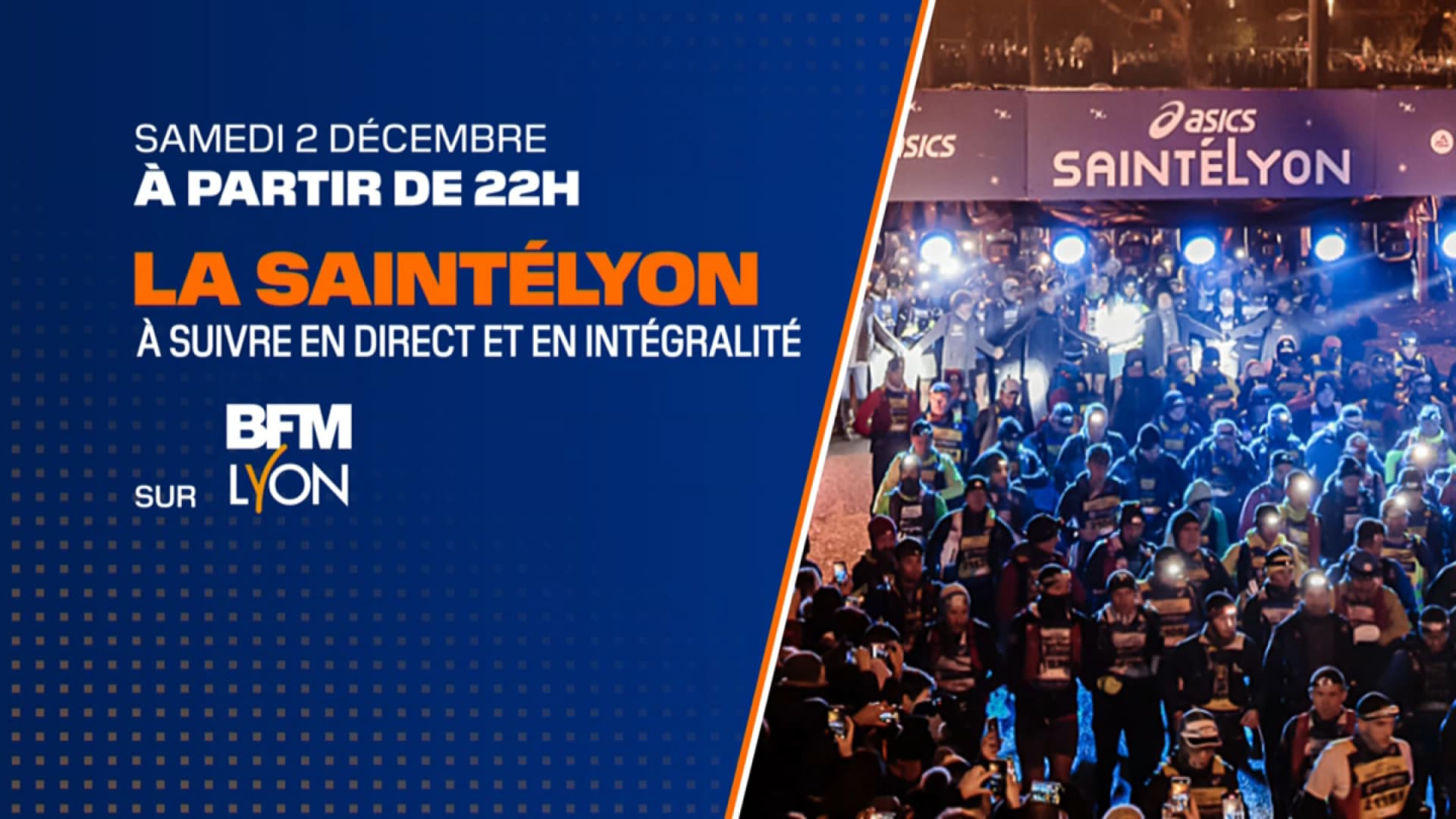 La SaintéLyon en direct et en intégralité sur BFM Lyon