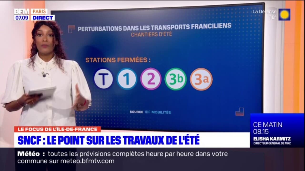 Le point sur les travaux de l'été de la RATP et de la SNCF