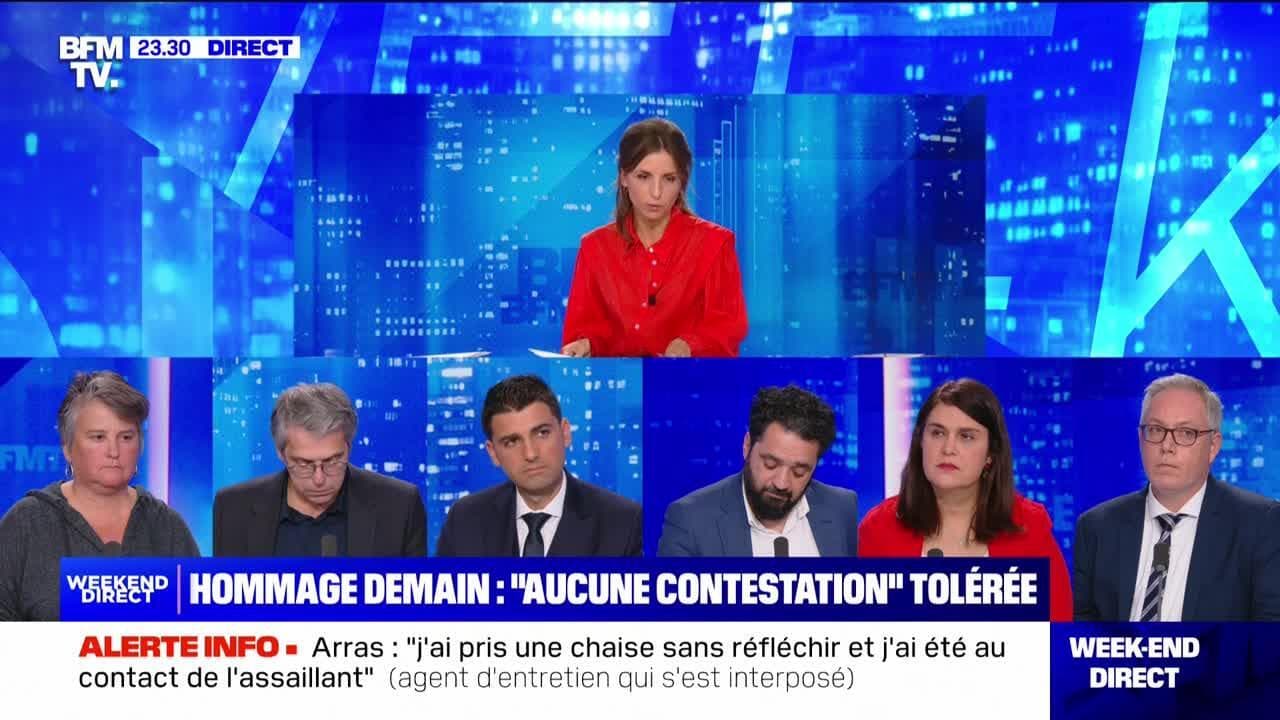 Hommage à Dominique Bernard : "Aucune contestation" tolérée, prévient ...