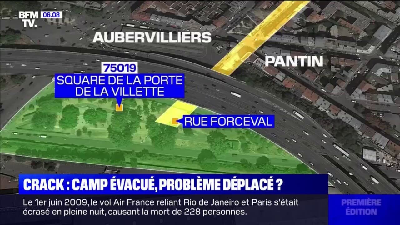 Crack à Paris: après le démantèlement du campement de Forceval, d ...
