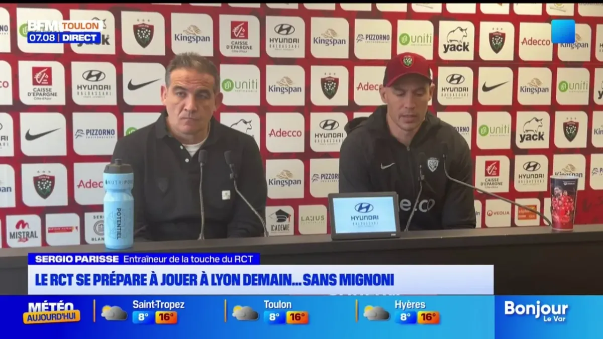 Le RCT se prépare à jouer à Lyon demain...sans entraîneur
