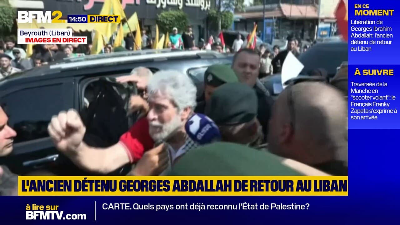 Le militant Georges Abdallah de retour au Liban après quarante ans en prison en France