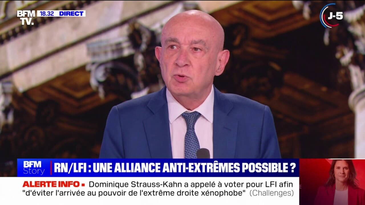 Législatives: pour le sénateur Claude Malhuret, le RN et LFI, "c'est ...