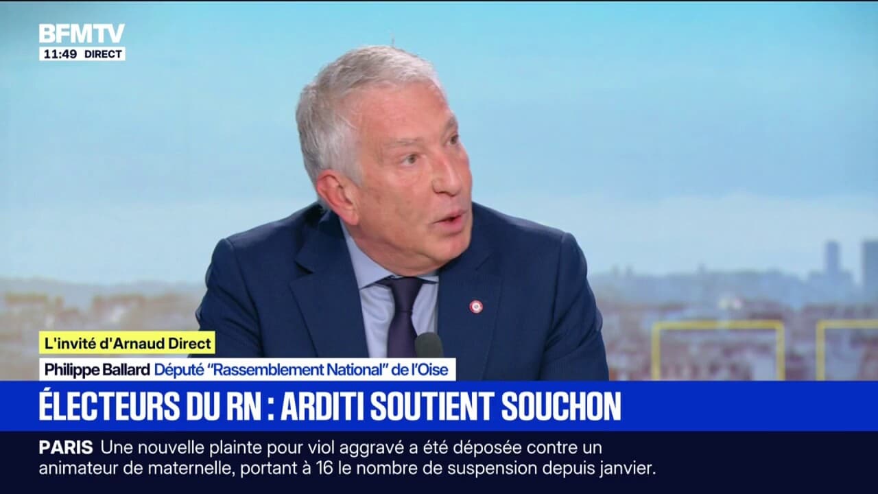 "Ce sont des gens déconnectés de la réalité", déclare Philippe Ballard ...