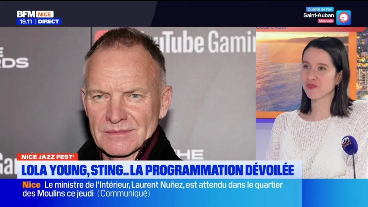 Sting, Lola Young, Naïka …. Les têtes d'affiche du Nice Jazz Fest 2026 ...
