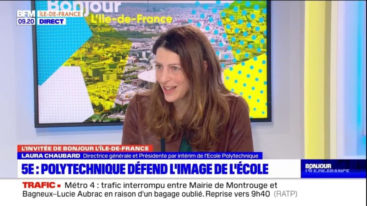 Travaux de l'école Polytechnique à Paris: la présidente par intérim ...