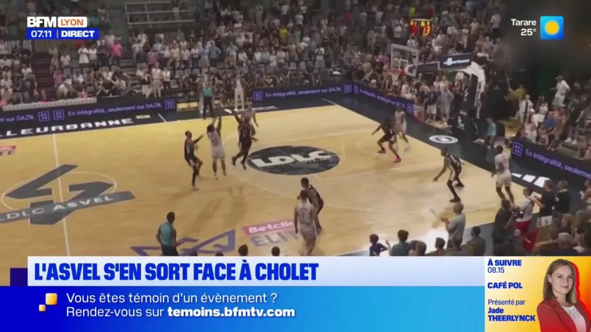 L'ASVEL s'en sort face à Cholet