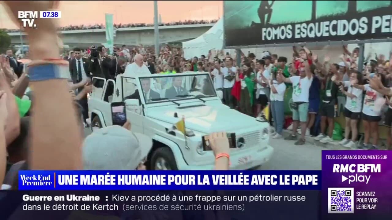 JMJ: 1.5 million de personnes présentes lors de la veillée du pape à ...