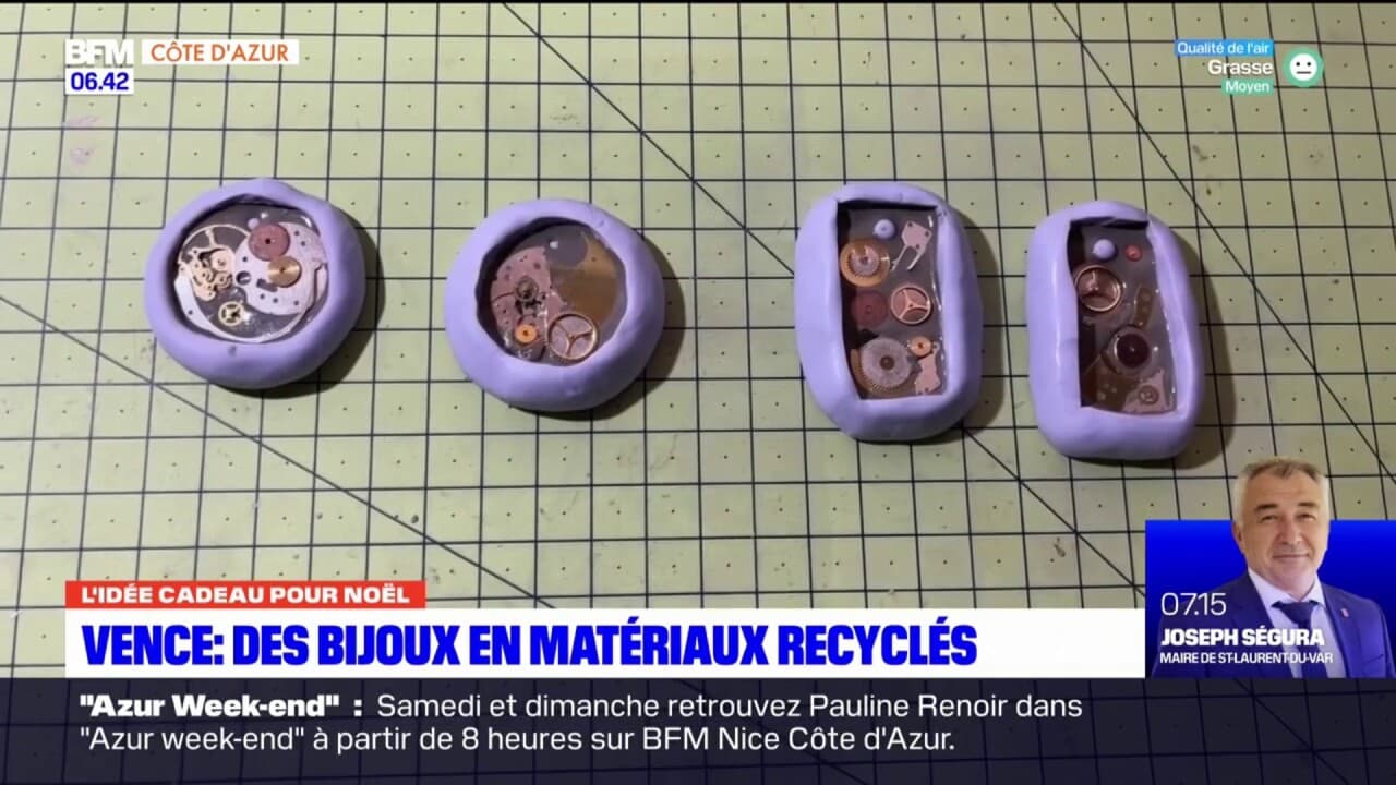 Vence; des bijoux créés à base de matériaux recyclés