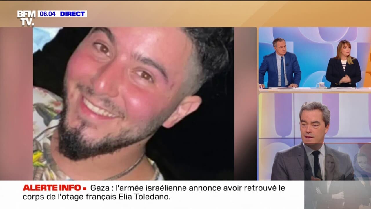 Gaza: la dépouille de l'otage français Elya Toledano retrouvée par l ...