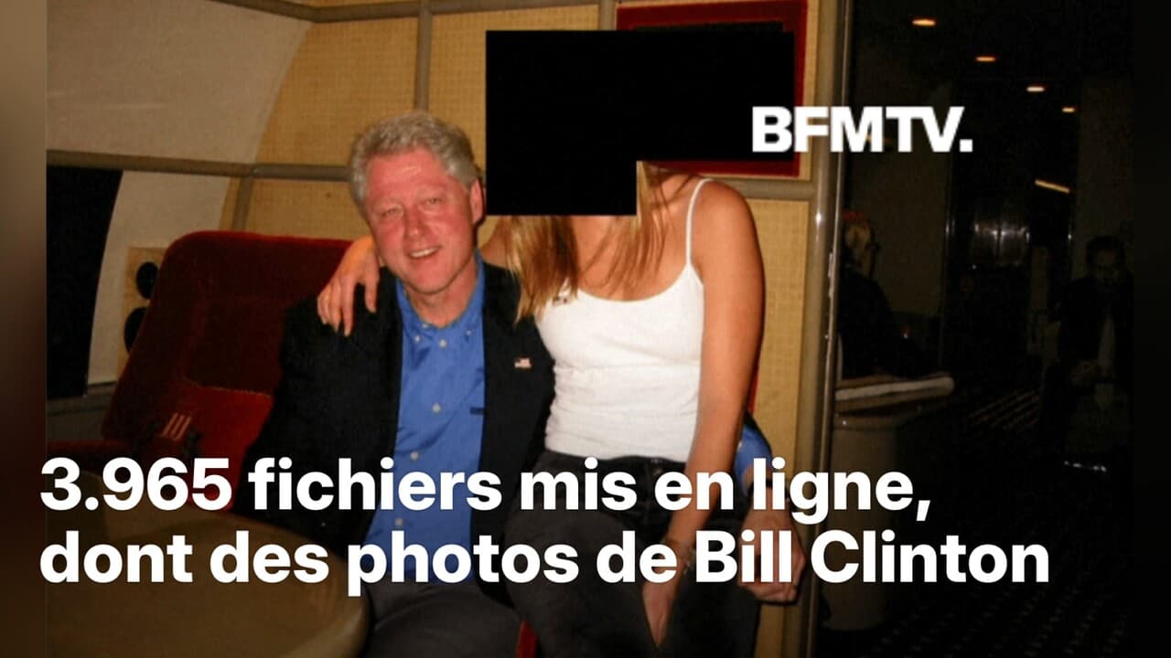Affaire Epstein: des clichés de l'ancien président américain Bill ...