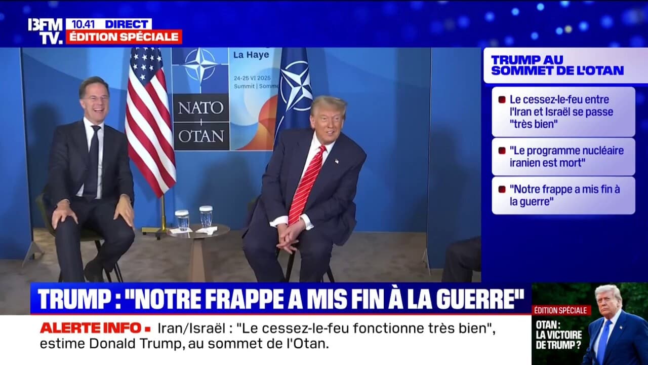 Donald Trump compare le conflit entre Israël et l'Iran à "deux enfants ...