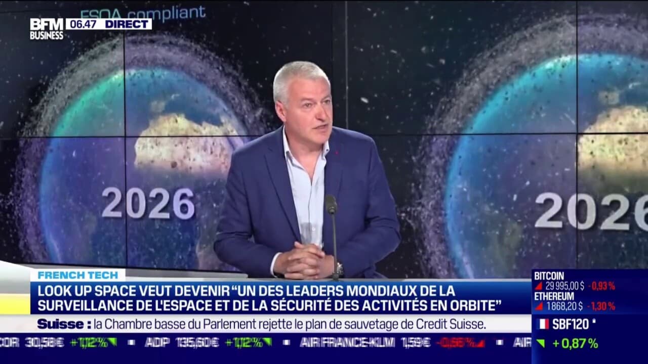 La start-up Look Up Space est en train de lever 14 millions d'euros ...