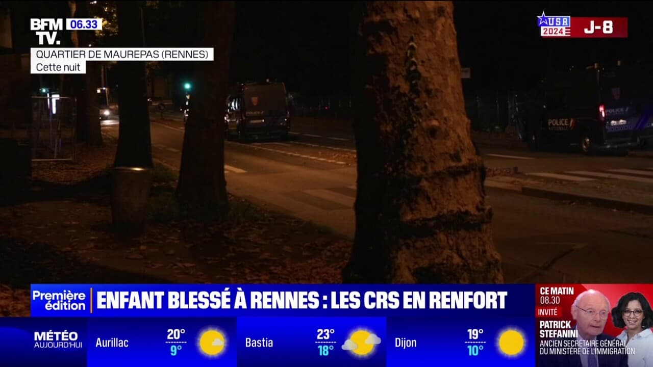 Enfant blessé par balles à Rennes: des CRS envoyés en renfort
