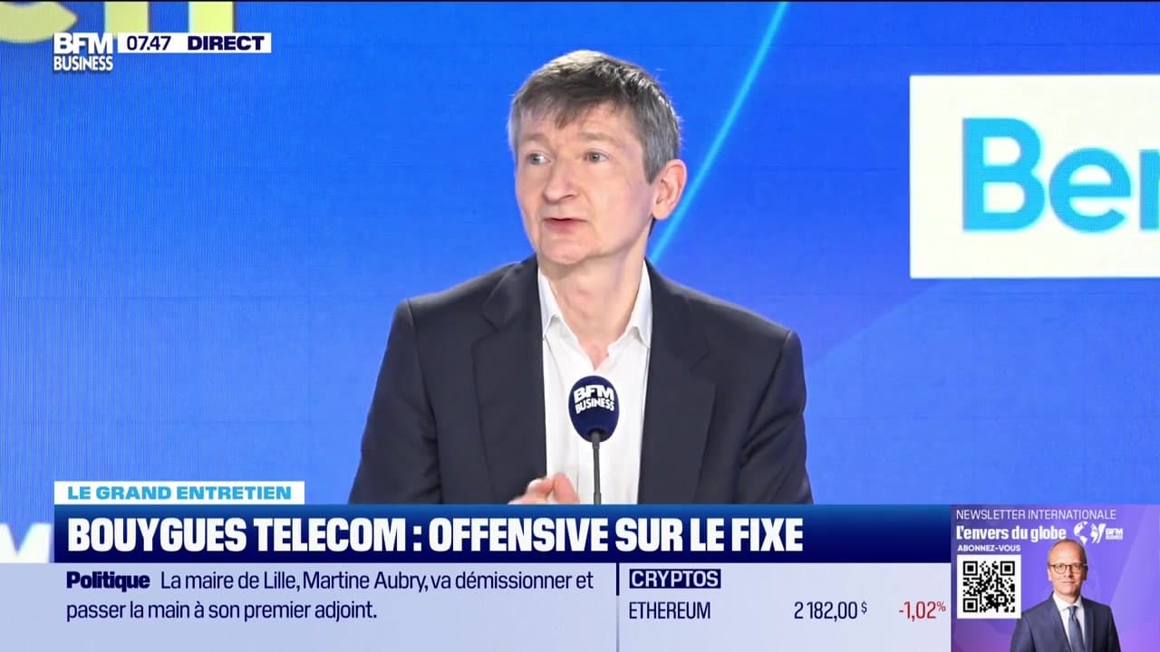 Le Grand entretien : Bouygues Telecom, résultats annuels stables - 07/03