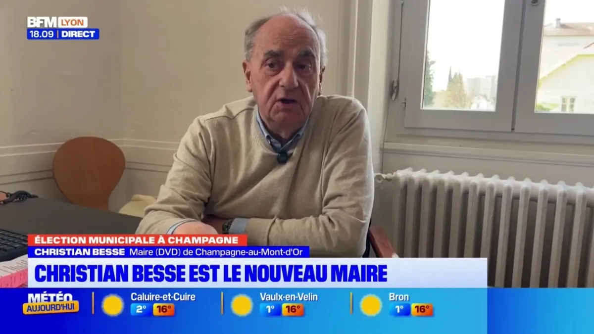 Champagne-au-Mont-d'Or : Christian Besse (DVD) nouveau maire