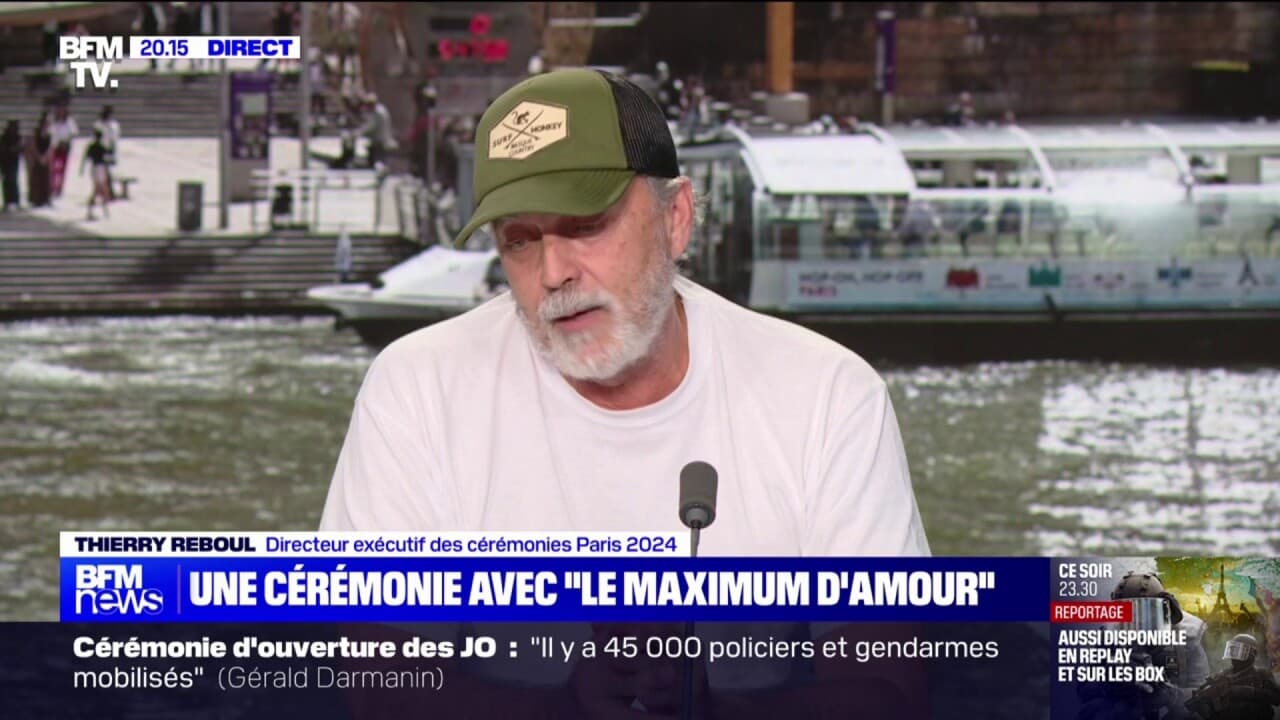 Thierry Reboul (directeur exécutif des cérémonies Paris 2024): "On est ...