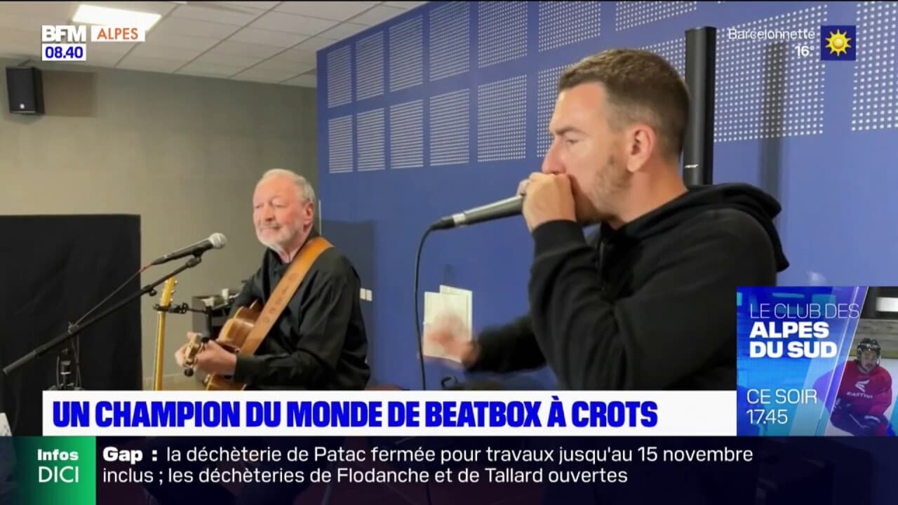 Crots: un ancien champion du monde de beatbox a tenu une conférence-concert