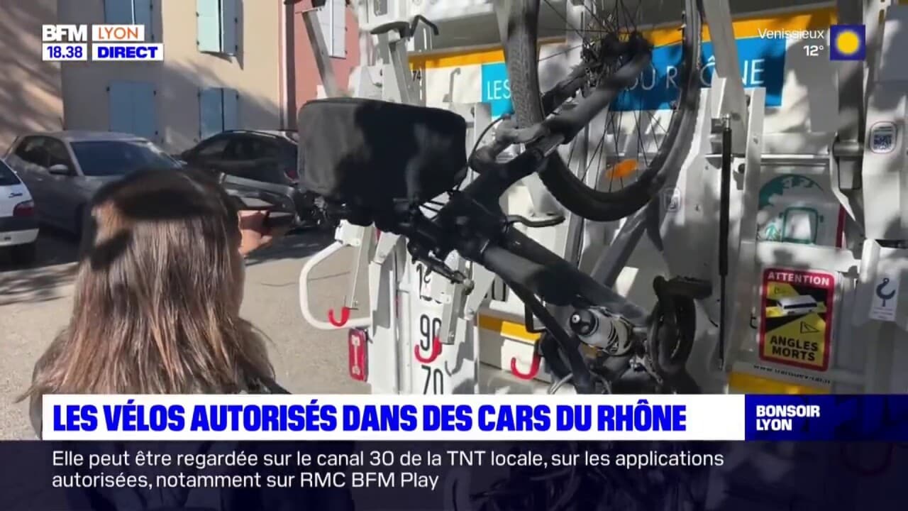 Les vélos autorisés dans des cars du Rhône