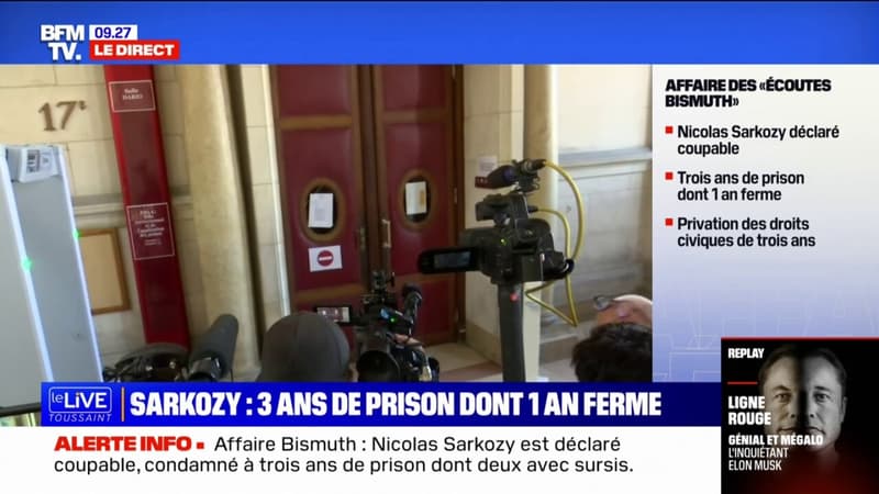 Nicolas Sarkozy condamné à trois ans de prison dont un ferme dans l ... Nicolas Sarkozy condamné à trois ans de prison dont un ferme dans l ...