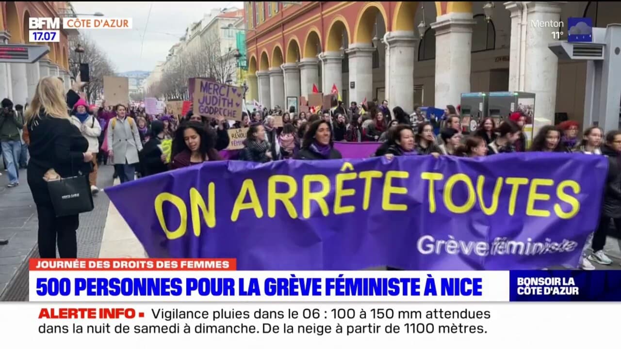 Nice Plus De 500 Personnes Ont Participé à La Manifestation Pour La