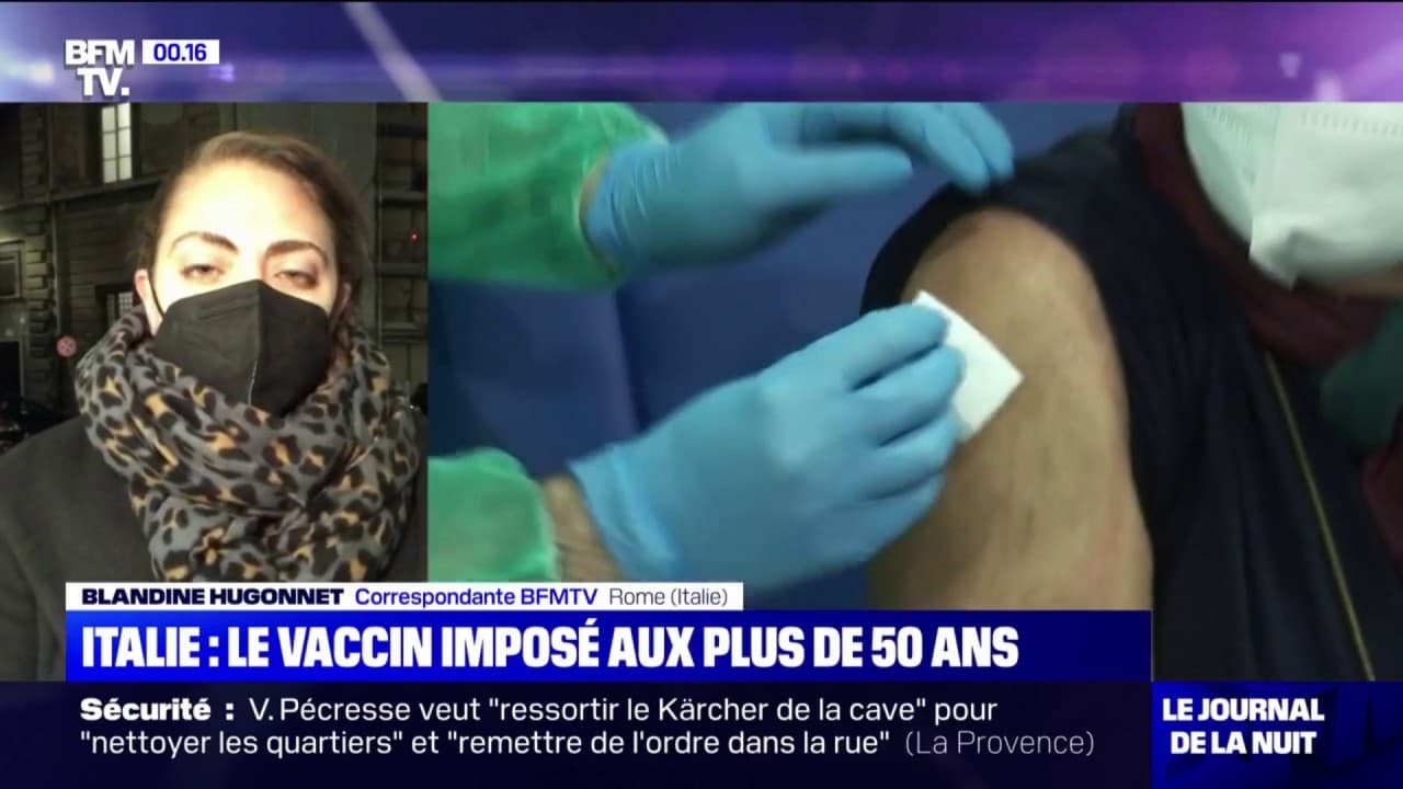 Covid-19: le vaccin devient obligatoire pour les plus de 50 ans en Italie